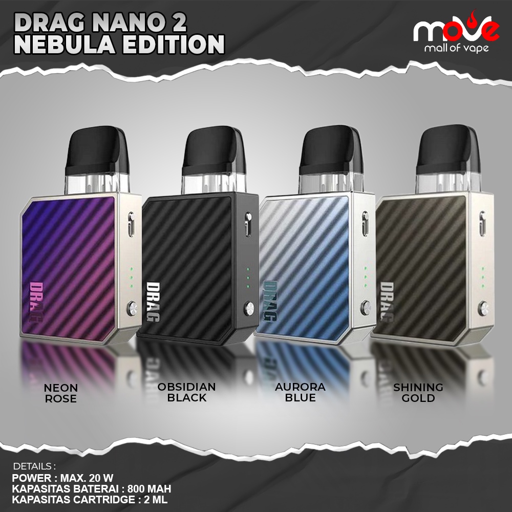 Jual Drag Nano 2 Pod Nebula Edition By Voopoo 100% Authentic | Shopee ...