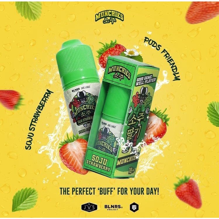 Jual MUNCHIES V2 LIQUID PODS FRIENDLY 30ML SO JU STRAWBERRY | Shopee ...