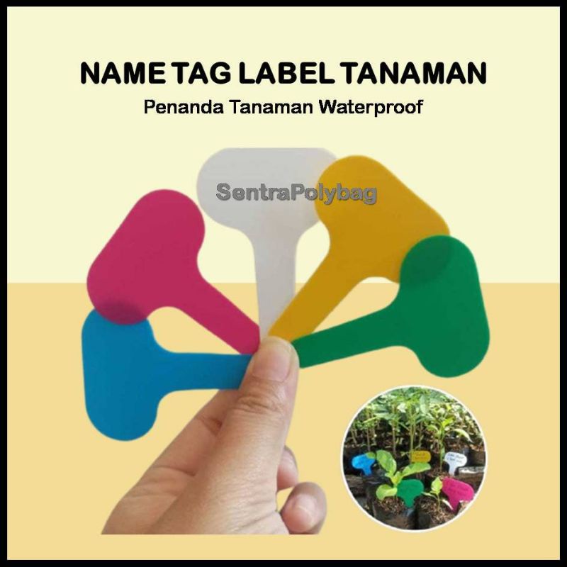 Jual Label Tanaman Penanda Tanaman Name Tag Tanaman Bentuk T Tahan Air dan Anti Robek | Shopee ...