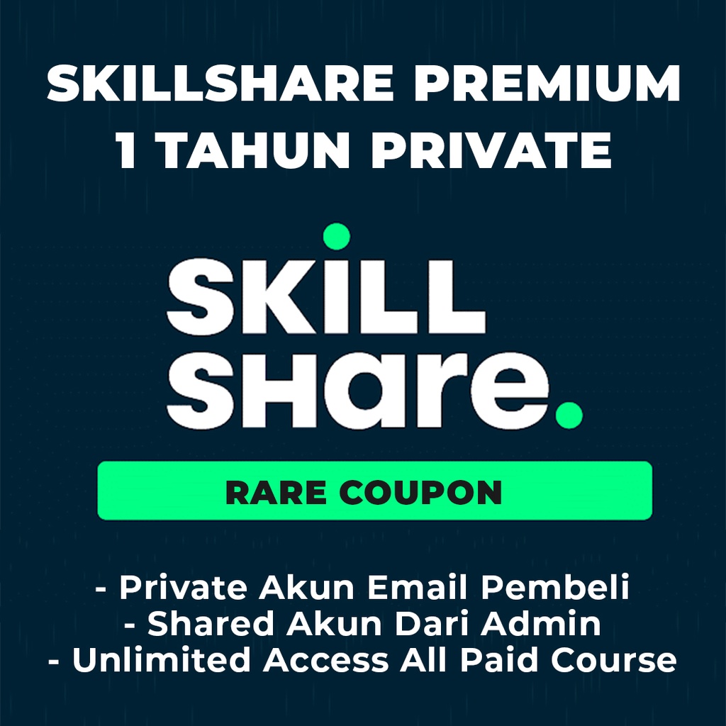 Jual Skillshare Premium 1 Tahun (Email Sendiri) | Shopee Indonesia