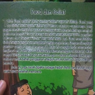 Jual buku seri tokoh Alkitab Daud dan goliat | Shopee Indonesia