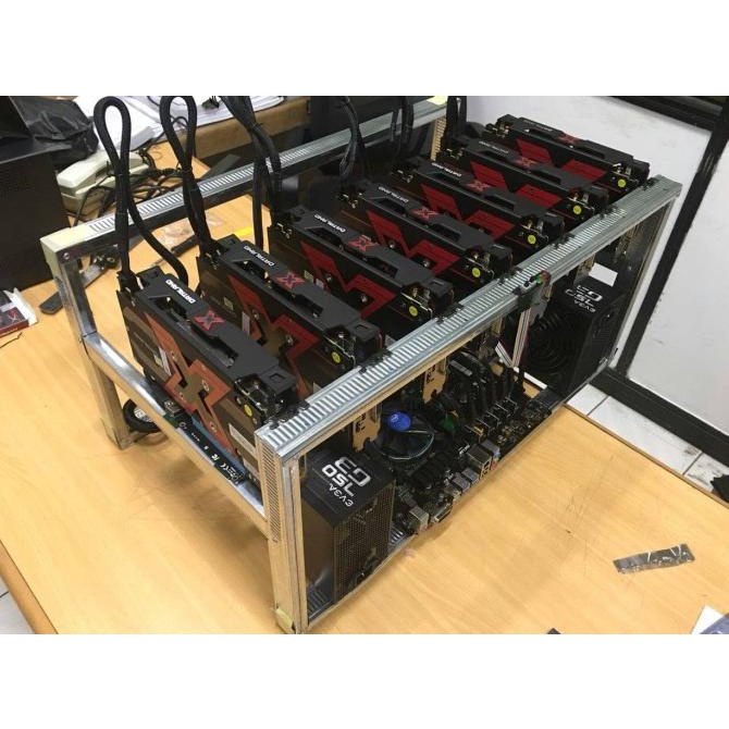 Jual Open Rig Case Mining Rak Tuk Mining 8 Vga - Komponen Pc / Komputer ...