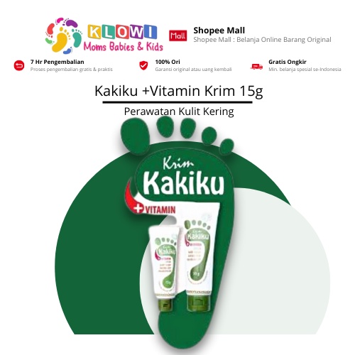 Jual Kakiku +Vitamin Krim 15g / Perawaan Siku & Kaki Kering / Kaki ...