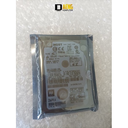 Jual Hard disk Hdd Hardisk Internal Laptop 500 GB Merk HGST model Slim ...