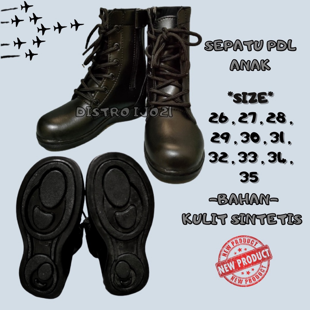 Jual SEPATU PDL ANAK RESSLETING SEPATU EKO ANAK SEPATU BOOT MURAH ...