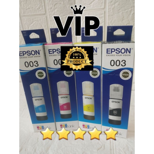 Jual TINTA Epson 003 (BK,C,Y,M) | Shopee Indonesia