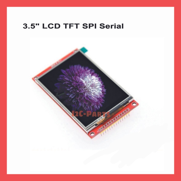 Jual 3.5" LCD TFT Touchscreen SPI Serial ILI9341 240*320 pixel for ...