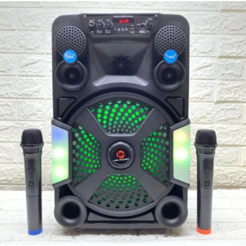 Jual Speaker aktif portable dat 12 inch Dat dt1210ft ganti merek HIGH ...