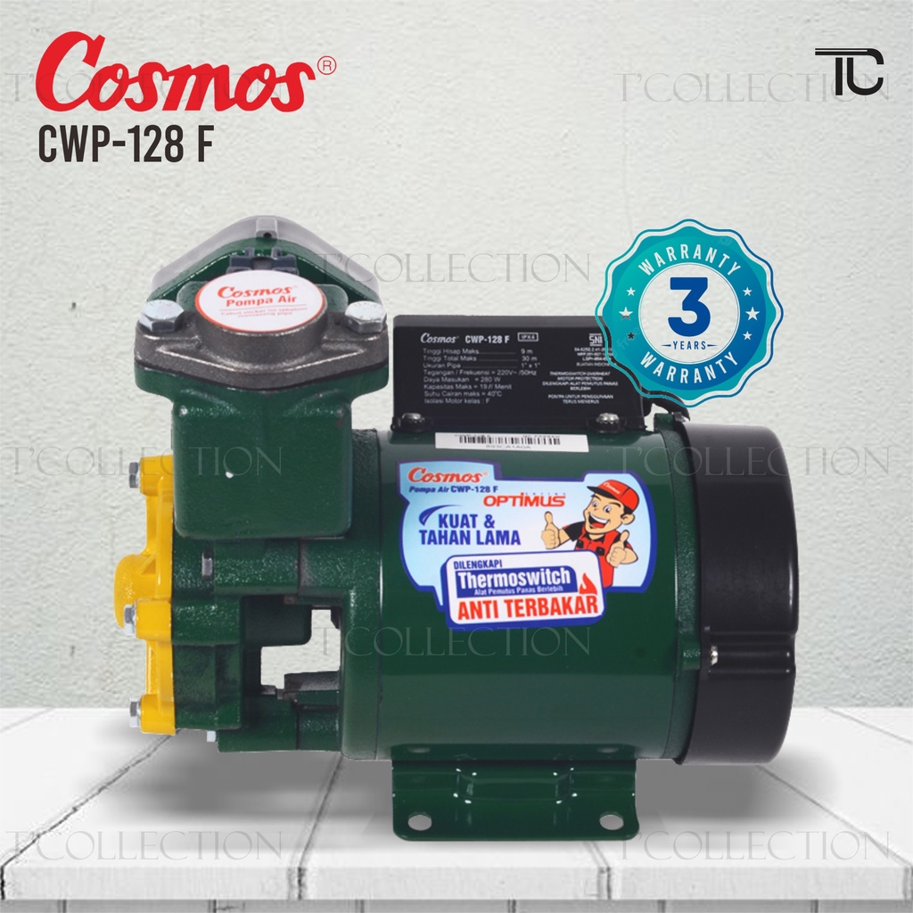 Jual Pompa Air Cosmos CWP-128 F - Thermoswitch Overheat Motor Protect ...