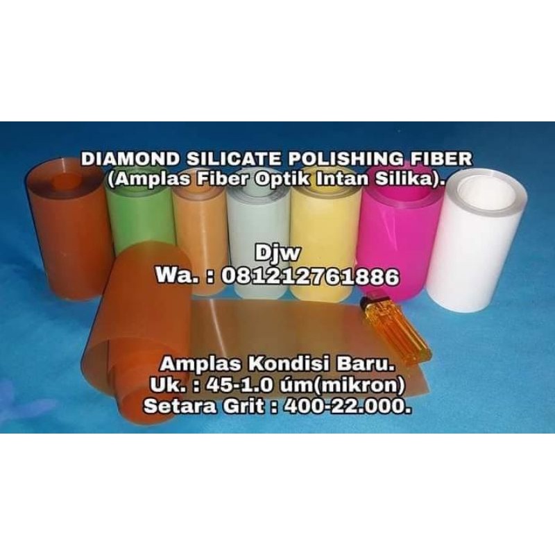 Jual AMPLAS FIBER OPTIK AMPLAS MIKA KONDISI BARU(DIAMOND_SILICATED ...