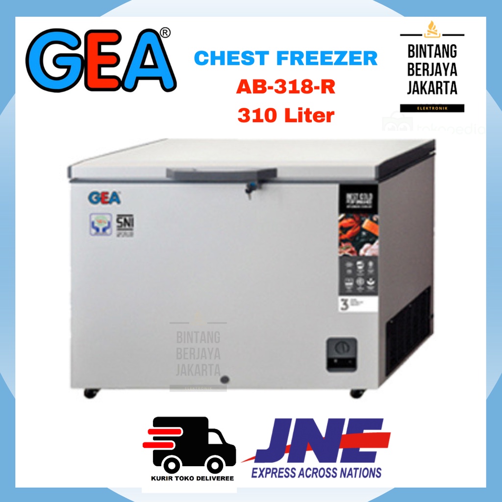 Jual GEA Lemari Pendingin CHEST FREEZER AB-318-R - 318 L AB-318-R | Shopee Indonesia