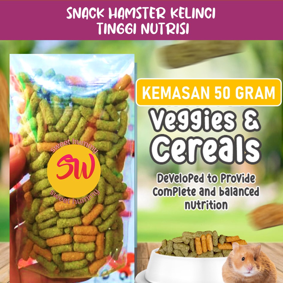Jual Snack Hamster Makanan Hamster Murah Pakan Cemilan Hamster Repack ...