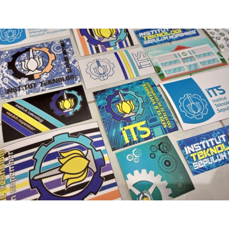 Jual Stiker ITS Surabaya Merchandise Pack Sticker Institut Teknologi Sepuluh Nopember Vinyl ...