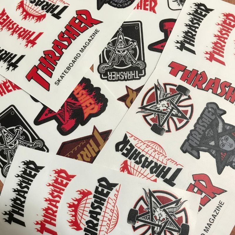 Jual Sticker Pack Thrasher / Sticker Slap Skateboard Thrasher Magazine ...