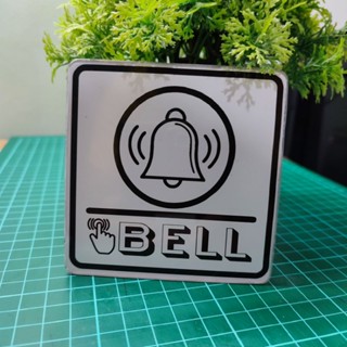 Jual Tulisan Bell Rumah Akrilik Tekan Bel Rumah Tulisan Bel Pintu Sign ...