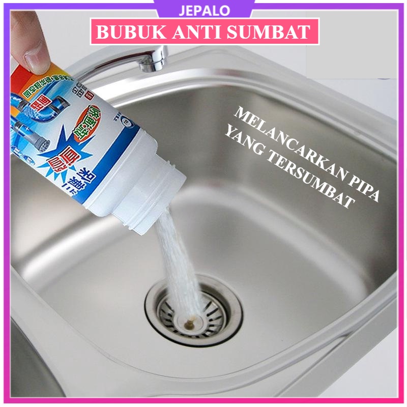 Jual Anti Sumbat Bubuk Melancarkan Saluran Air Pipa Tersumbat Wastafel ...