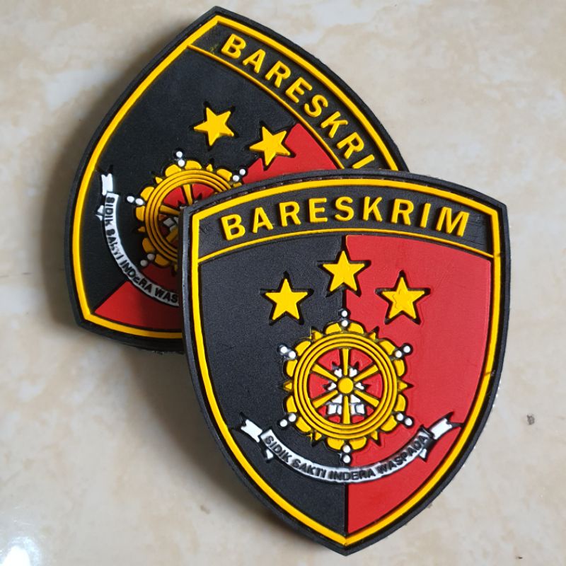 Jual patch rubber logo bareskrim terbaru - polisi - polri - police ...