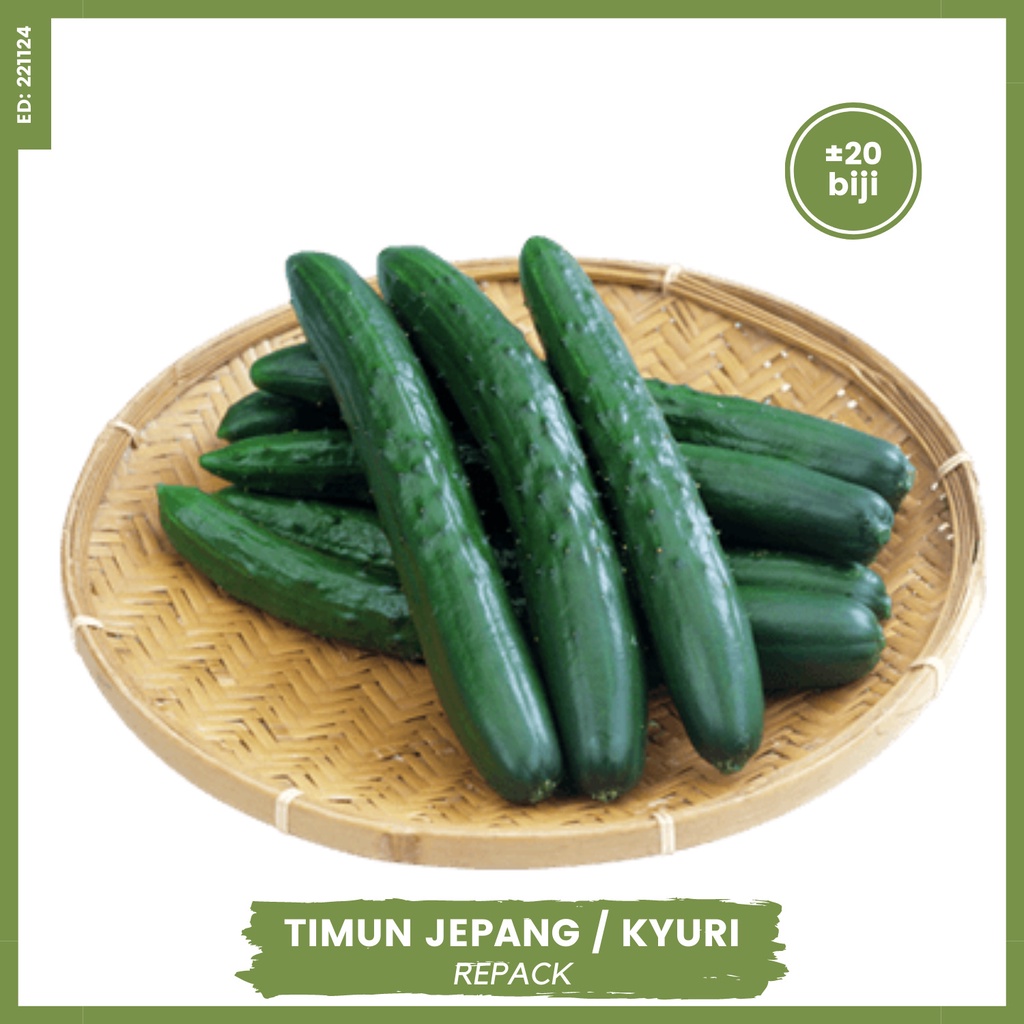 Jual BENIH BIBIT TIMUN JEPANG KYURI ISI 20 BIJI REPACK KEMASAN ZIPLOCK | Shopee Indonesia