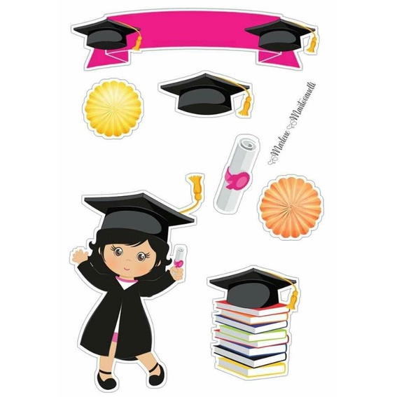 Jual Topper cake custom ucapan tema wisuda / graduation | Shopee Indonesia