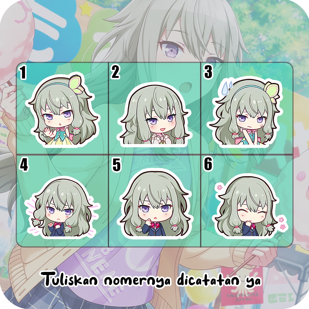 Jual Stiker Glossy Nene Kusanagi Project Sekai, Sticker Anime Game ...