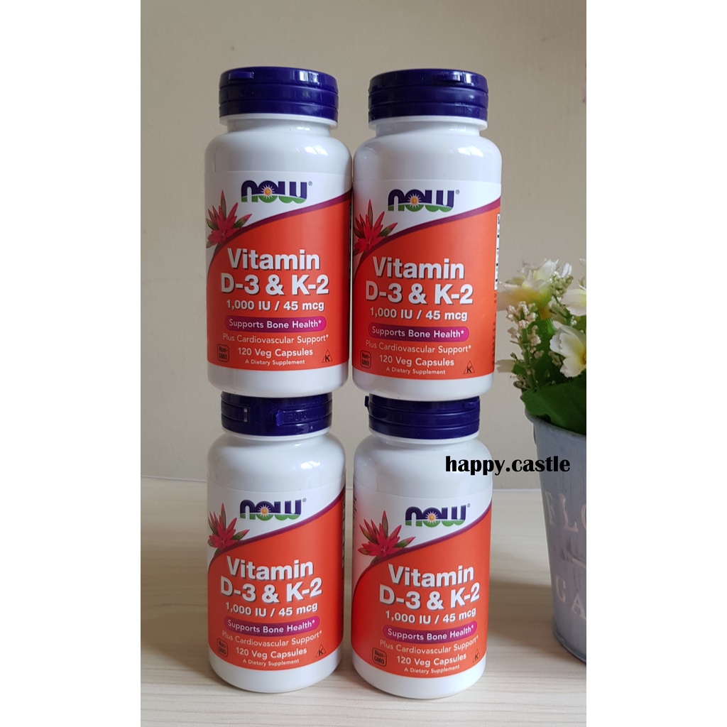 Jual Now foods vitamin D3 & K2 1000 IU Now d3 k2 | Shopee Indonesia