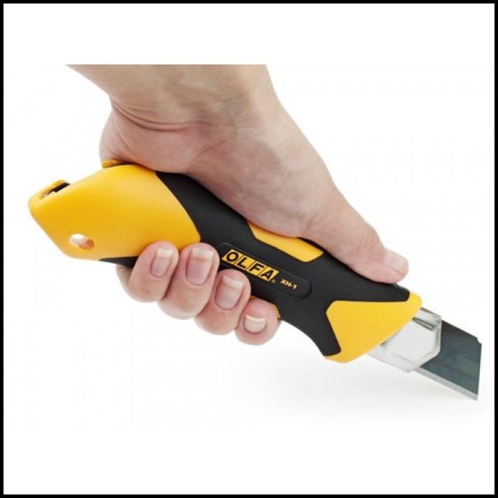 Jual Pisau Cutter 25Mm Auto Lock Snap-Off Blade Cutter Xh-Al Olfa | Shopee Indonesia