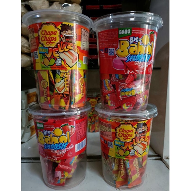 Jual Permen Big Babol Sploosh Rasa Strawberry dan Chupa Chups Jells ...
