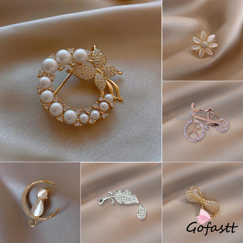 Jual [COD]Brooch/bros jilbab/bros hijab/Bros Mutiara/ bros Kupu/bros ...