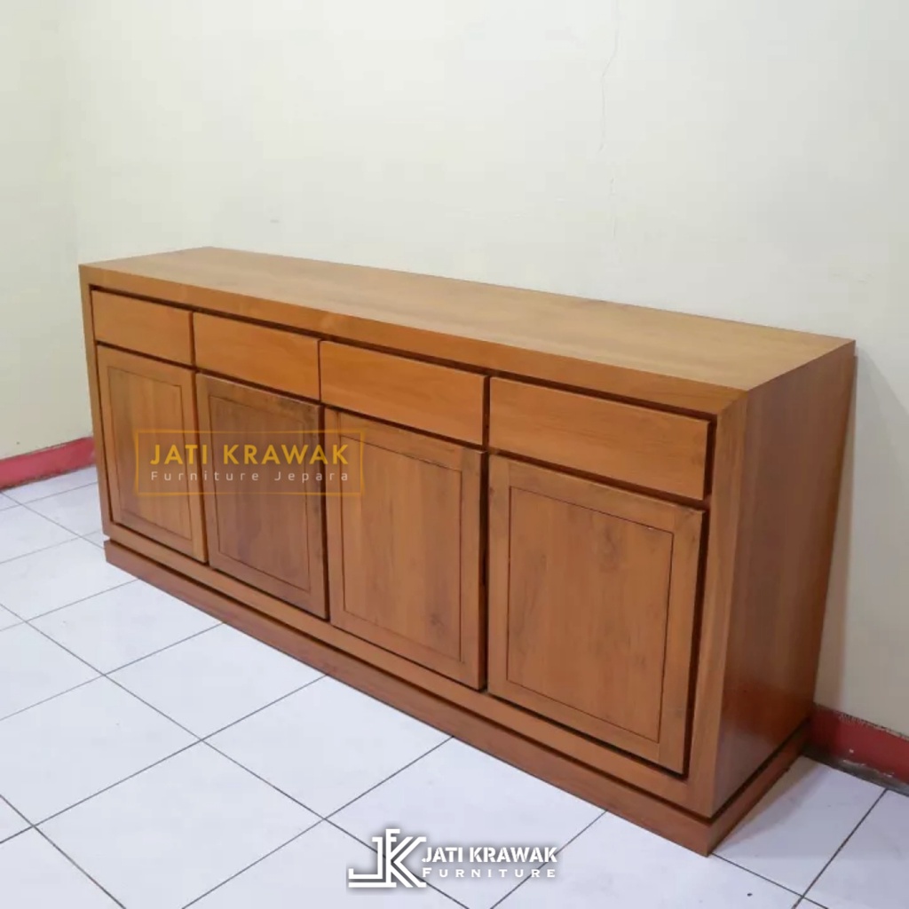 Jual Buffet meja kabinet minimalis kayu jati - Bufet meja tv minimalis ...