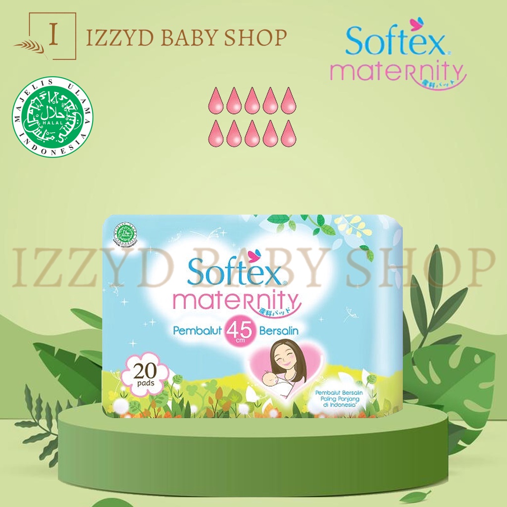 Jual Softex maternity 45cm 20s / 10s pembalut melahirkan panjang | Shopee Indonesia