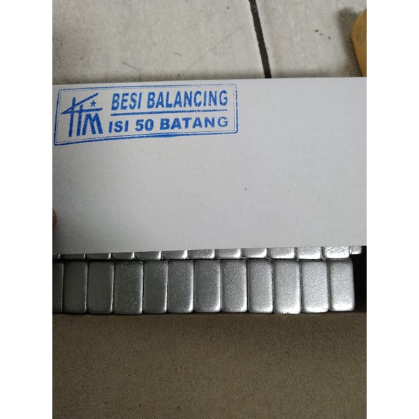 Jual Besi tempel balancing (satu dus isi 50btng)3kg | Shopee Indonesia