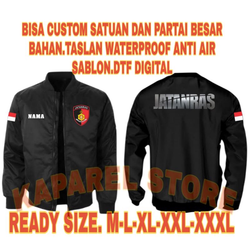 Jual Jaket Bomber Logo Jatanras / Bomber Polisi Jatanras Polri Jaket ...