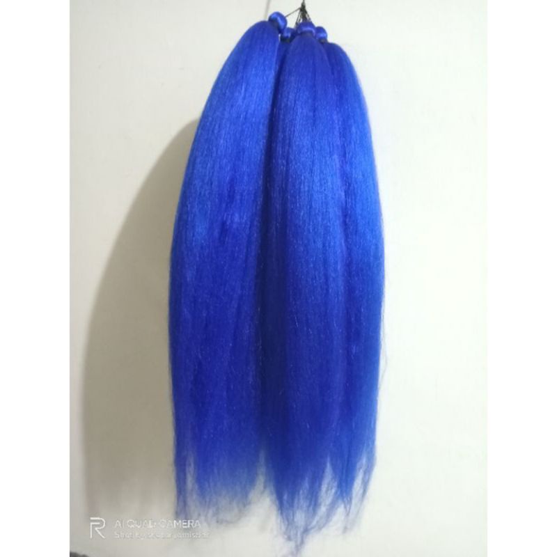 Jual Rambut Cemara Polos Warna Biru, Ukuran 80 Cm | Shopee Indonesia