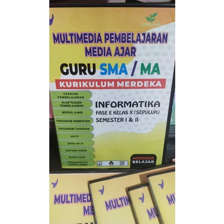 Jual Modul Ajar INFORMATIKA SMA Kelas X (Fase E) Kurikulum Merdeka | Shopee Indonesia