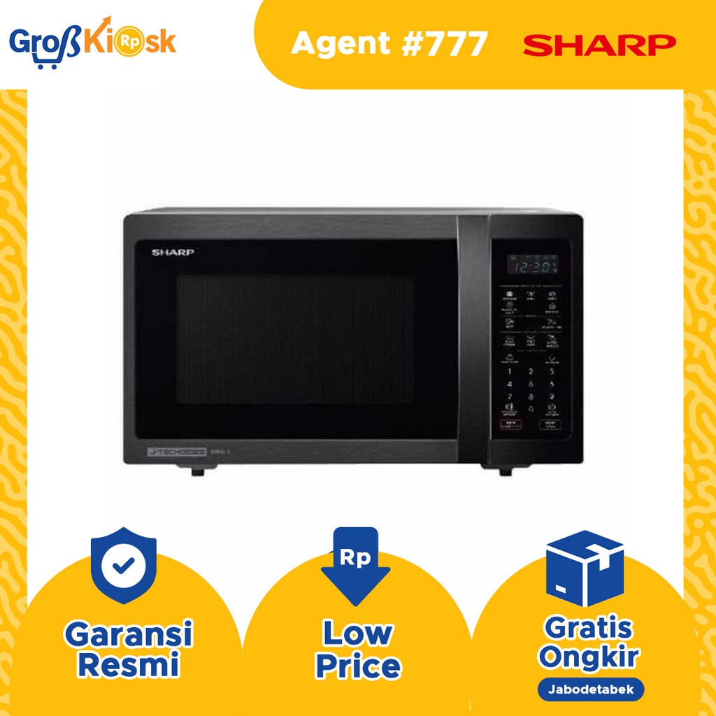 Jual Sharp Microwave Grill Inverter 28L R 753 / R-753GX(BS) | Shopee Indonesia