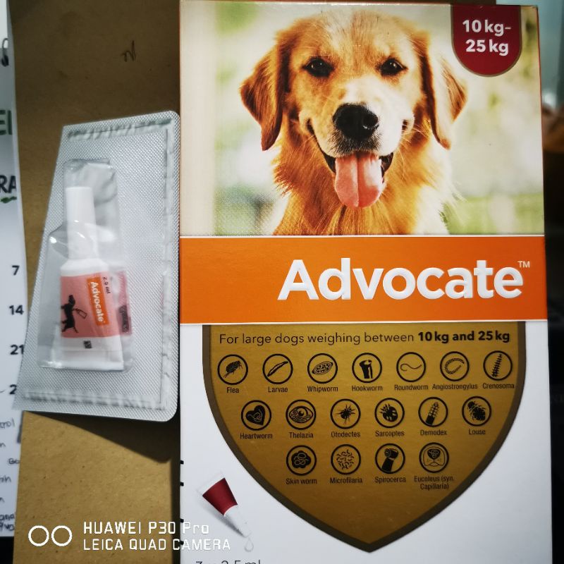 Jual TETES KUTU ADVOCATE LARGE DOG-TETES KUTU ANJING UNTUK BERAT BADAN ...