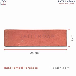 Jual ~^~^~^] Bata Tempel Terakota Expose Halus Tebal Natural ...
