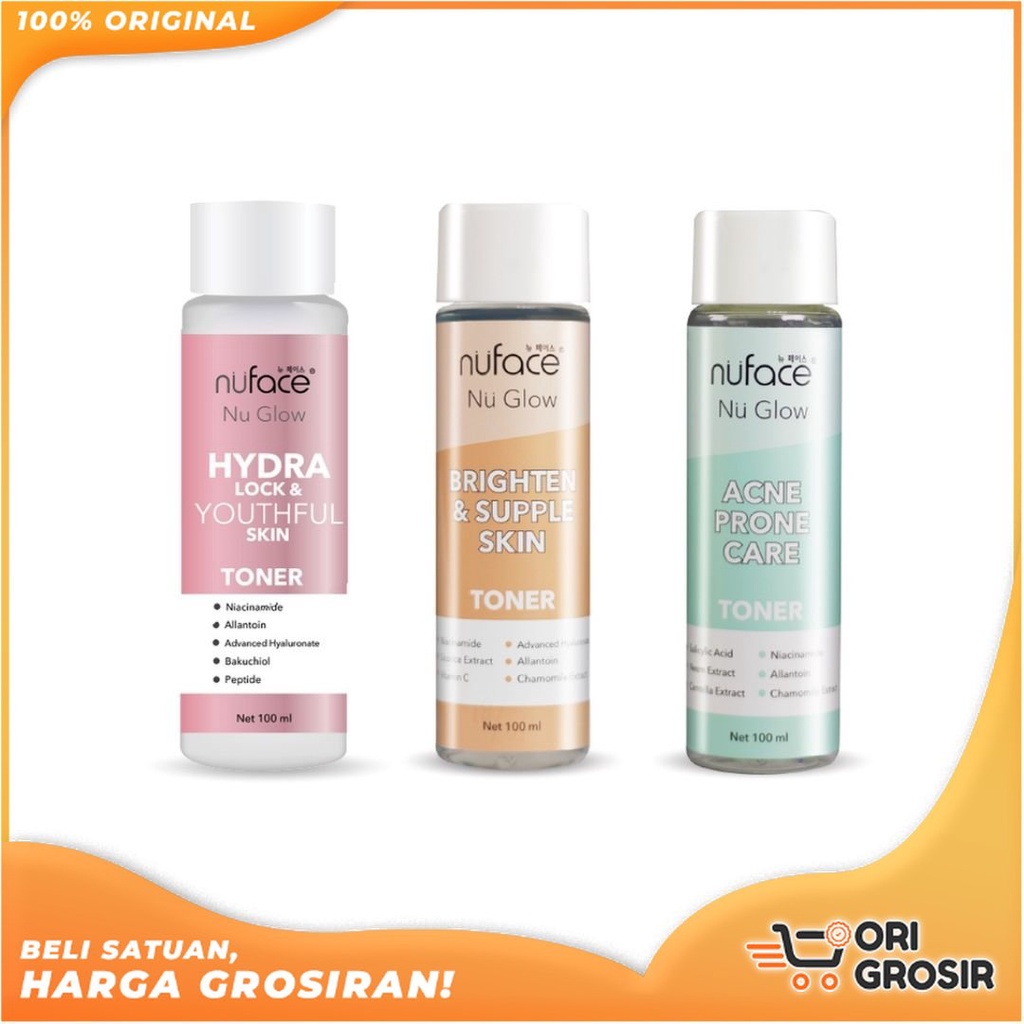 Jual ORI 100% Nuface Nu Glow Skin Toner | Nuface Nu Glow Brighten ...