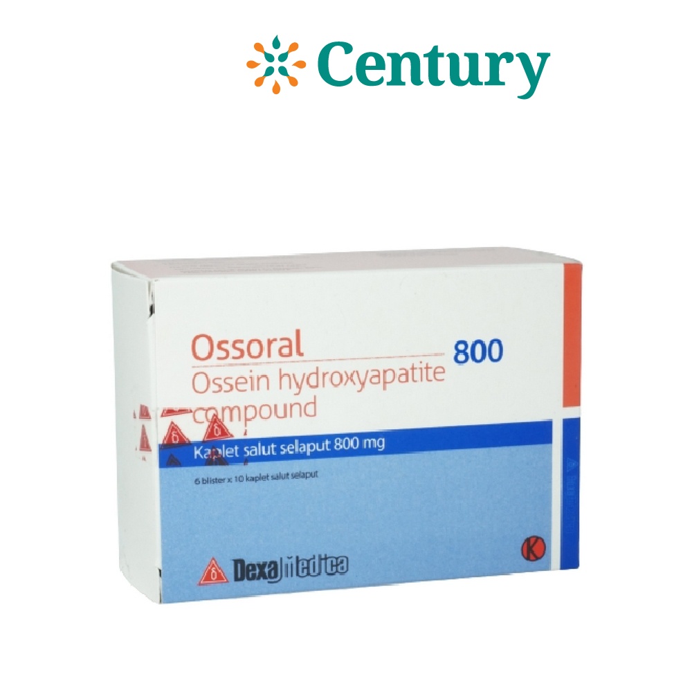 Jual OSSORAL 800 MG 1 STRIP ISI 10 TABLET / KALSIUM / OSTEOPOROSIS ...
