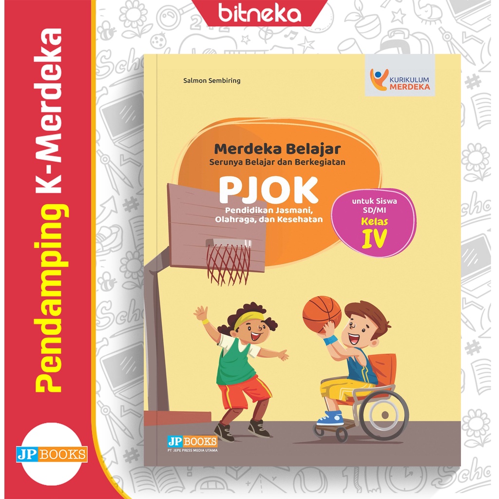 Jual Buku Teks Pendamping PJOK SD/MI Kelas 4 Kurikulum Merdeka - JPBOOKS | Shopee Indonesia