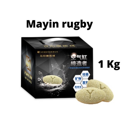 Jual Mayin Rugby 1kg 1000gr Repack Media Filter Biologis Rumah Bakteri ...