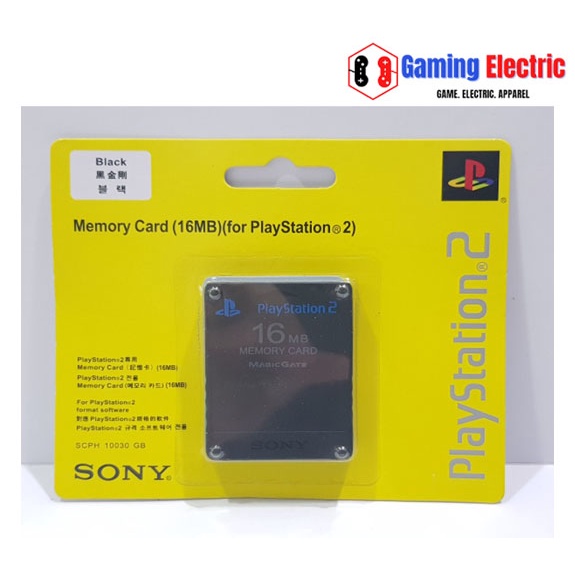 Jual mc ps2 16 mb/ memory card ps2 Hitam | Shopee Indonesia
