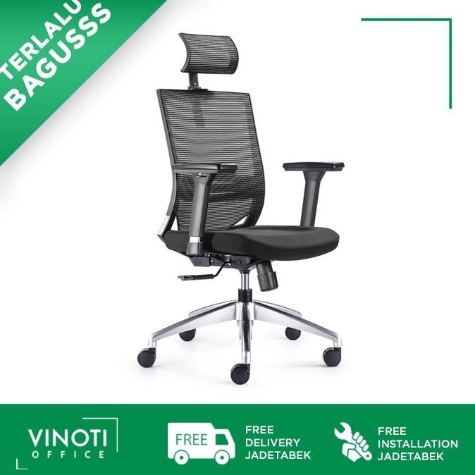 Jual ada Kursi Kantor VINOTI Office U-Mesh HB ready | Shopee Indonesia