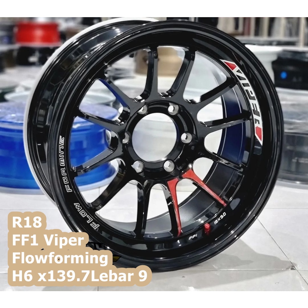Jual velg mobil ring 18 PAJERO VELG VIPER BUKSN LENSO VENOM pcd 6x139,7 ...