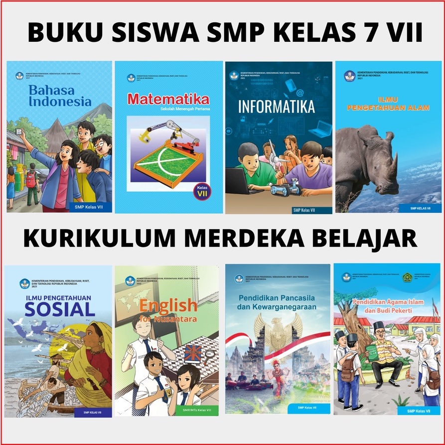 Jual Buku Paket Pelajaran Siswa SMP Kelas 7 VII Kurikulum Merdeka Belajar Terbaru 2021 2022 ...