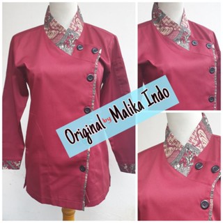 Jual Pro Series-Baju Chef Wanita Kombinasi Batik Seragam Hotel Resto ...