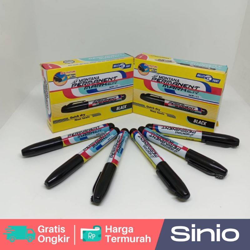 Jual SINIO - SPIDOL PERMANENT BESAR HITAM | Shopee Indonesia