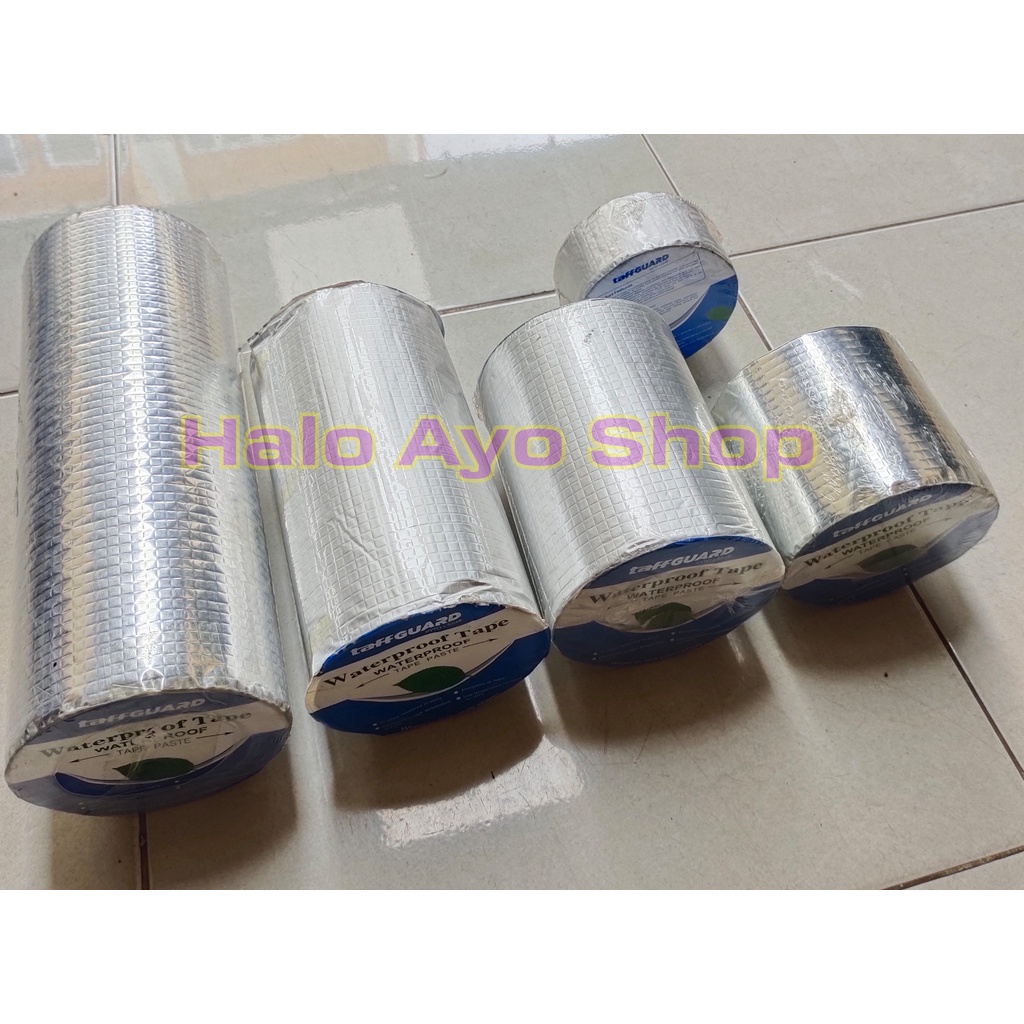 Jual Lakban Aluminium Foil Butyl Tape Waterproof 15cm Lakban Aluminium Foil Anti Bocor Serbaguna ...