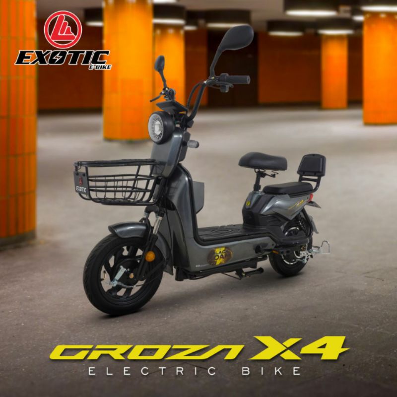 Jual Sepeda Listrik EXOTIC GROZA X4 Electric Bike Exotic | Shopee Indonesia