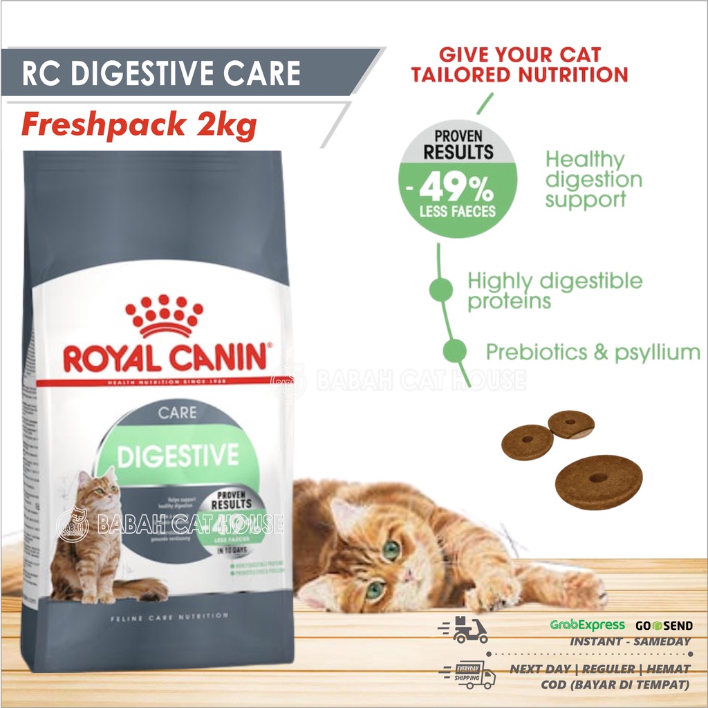 Jual 2KG ROYAL CANIN DIGESTIVE CARE Makanan kucing Kering Dry RC ...